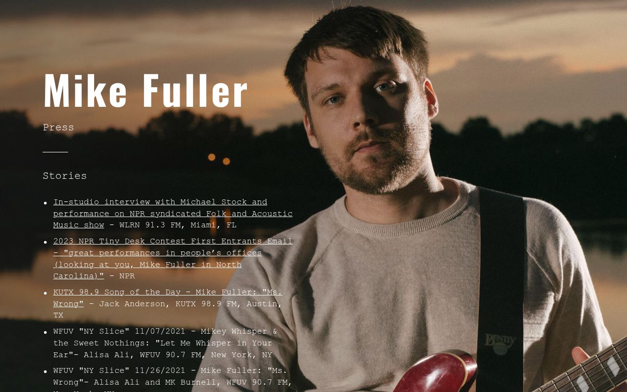 Mike Fuller Sounds - Press